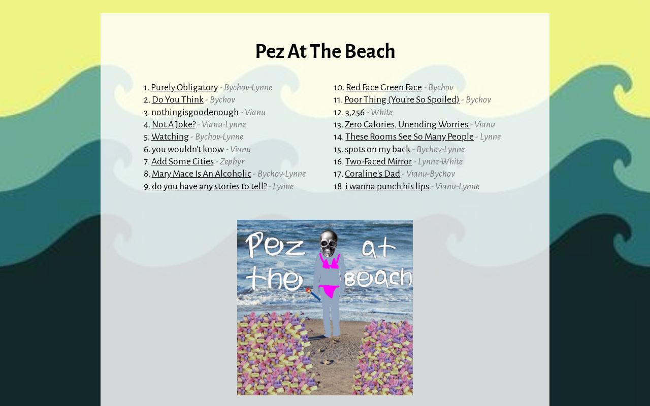 Pez At The Beach